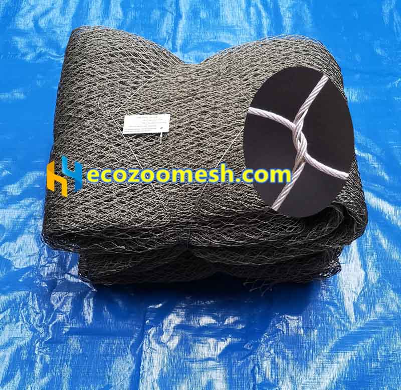 wire rope woven nets supplier is a green protection product