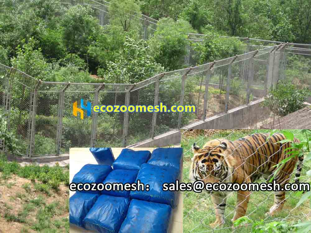 Wire rope tiger mesh net factory, Factory sales wire rope tiger net