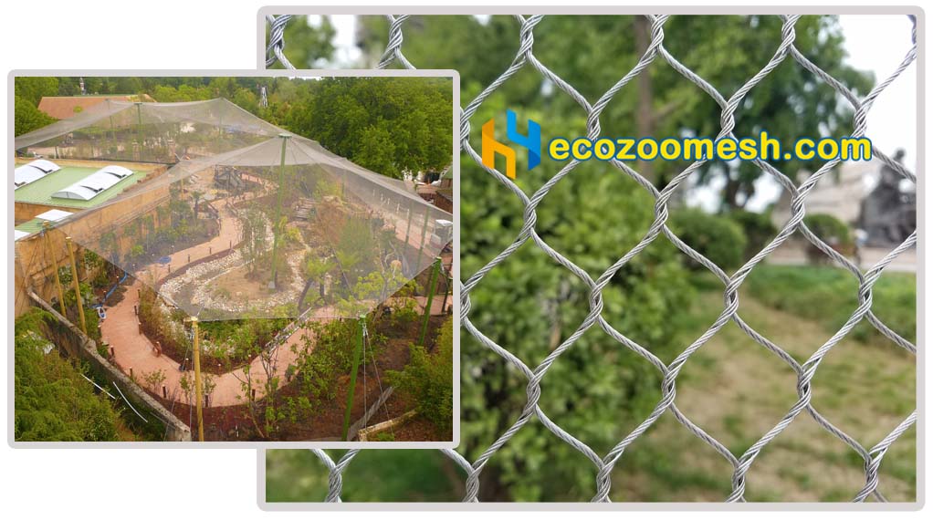 Animal Enclosure Fencing, Zoo Mesh Enclosure, Bird Aviary Mesh
