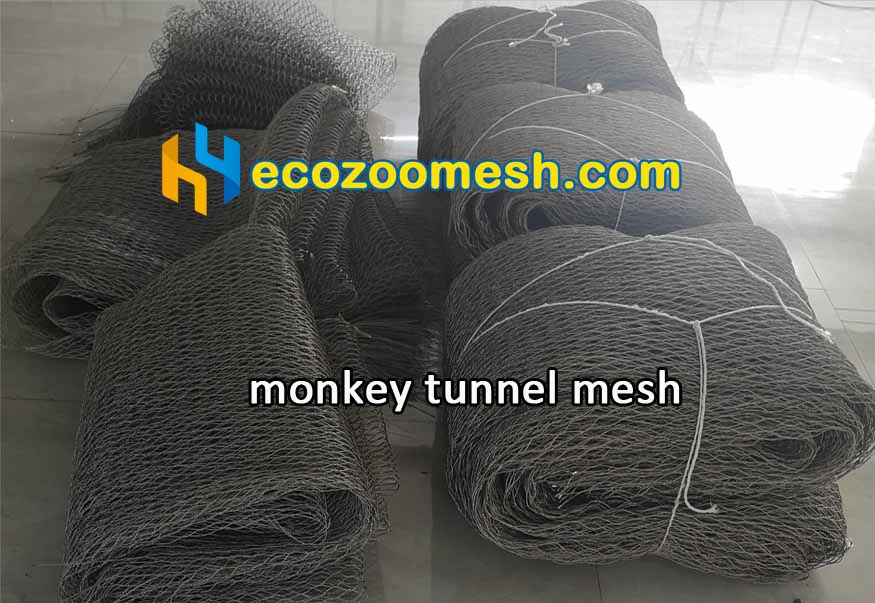 Monkey Tunnel Enclosure Mesh by Uruguay | Zoo Mesh Supplier-Hengyi