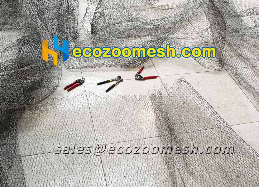 Cable Wire Netting Mesh Cutting | Zoo Mesh Supplier-Hengyi